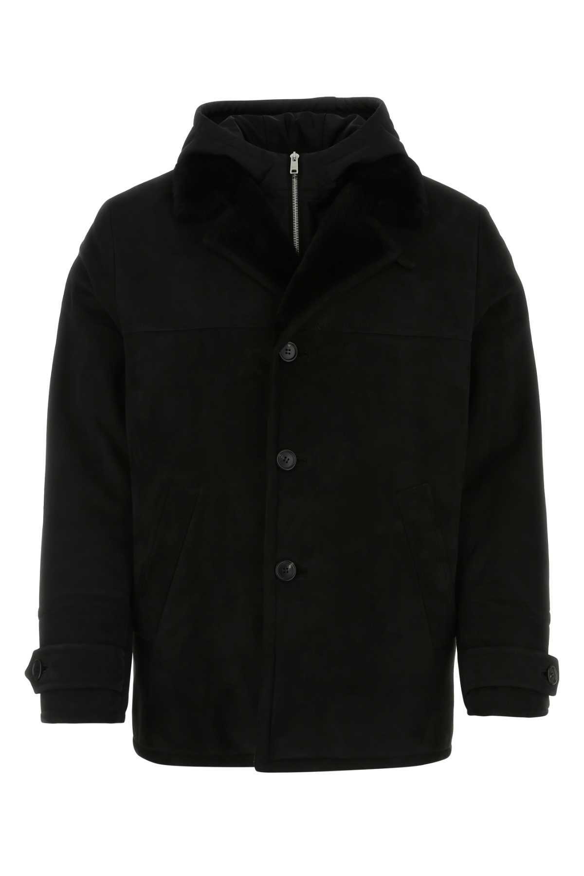 Prada Black Shearling Jacket Prada
