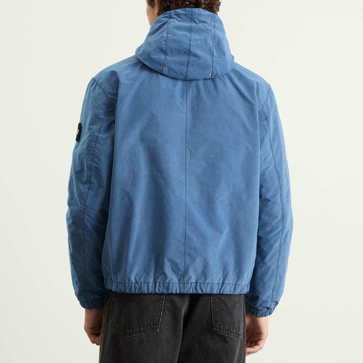 Stone Island Men's David Light Indigo-TC Jacket in Indigo Stone Island