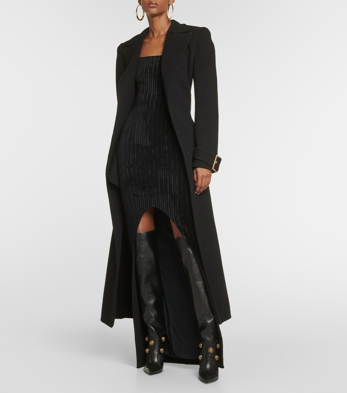 Balmain Wool and cashmere coat Balmain