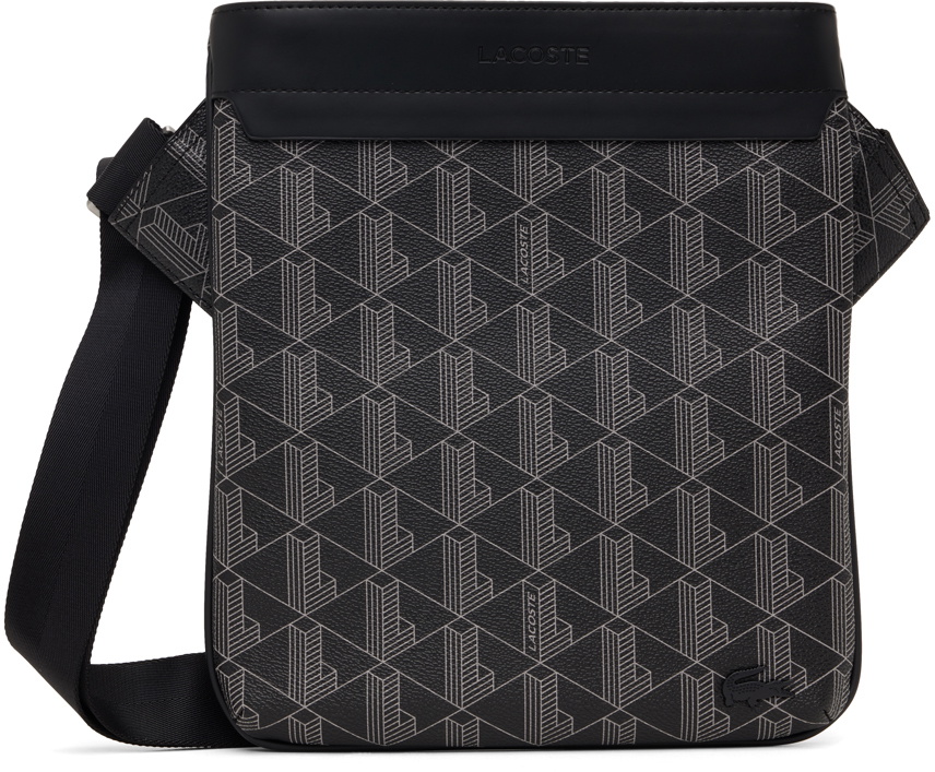 Lacoste Black The Blend Monogram Print Bag Lacoste