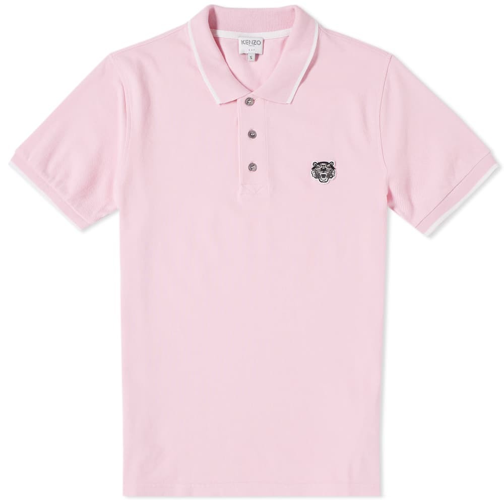 Kenzo Tiger Pocket Polo Pink Kenzo
