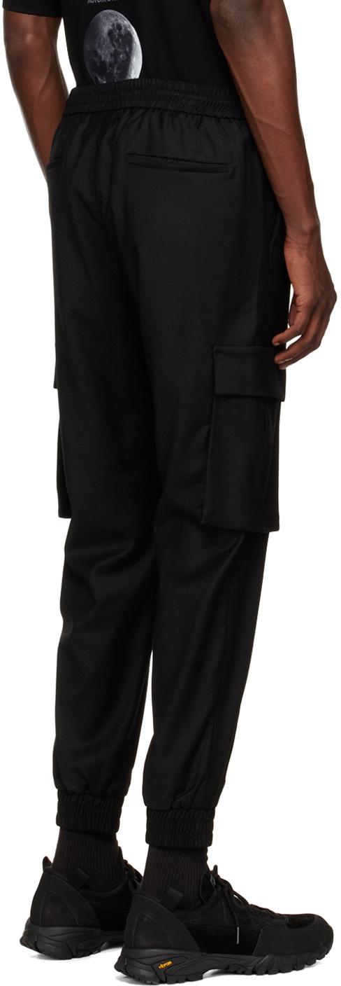Juun.J Black Drawstring Cargo Pants Juun.J