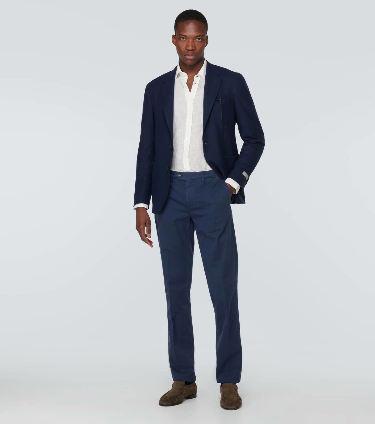 Canali Cotton twill chinos Canali