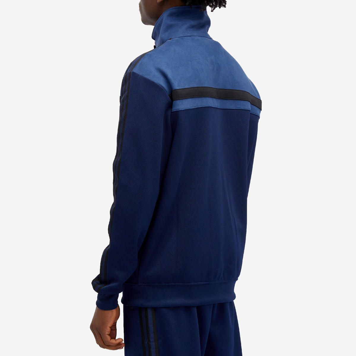 Adidas Men's Premium Essentials Track Top in Wonder White/Night Indigo ...