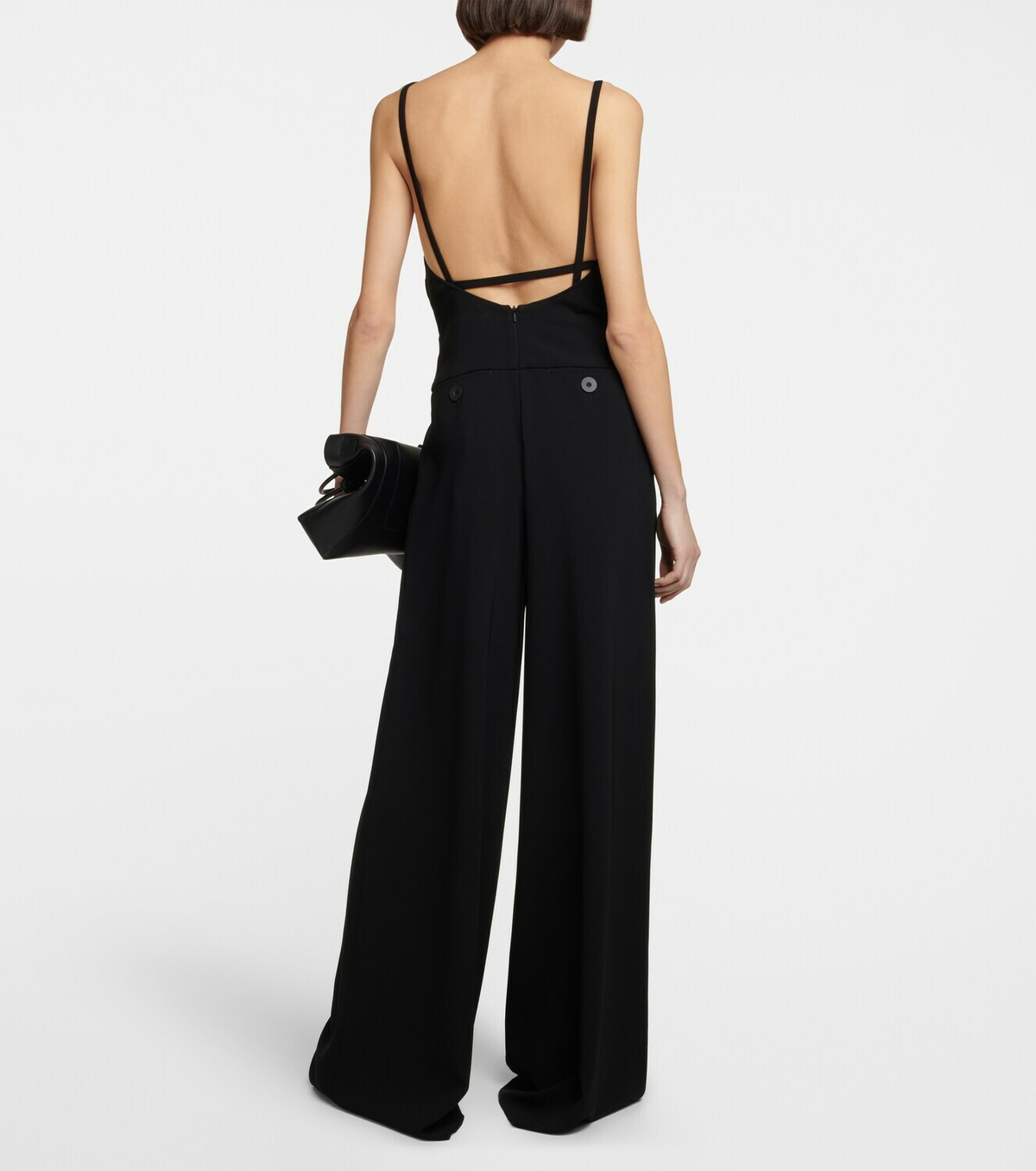 Max Mara - Tabarin wide-leg cady jumpsuit Max Mara