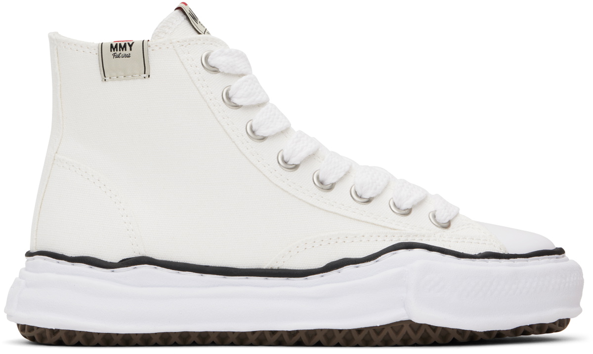 Maison MIHARA YASUHIRO White Peterson OG Sole Canvas High-Top Sneakers ...