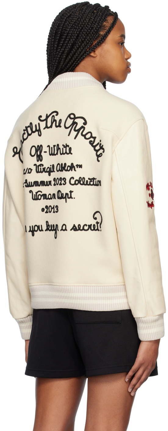Off-White Off-White Patch Bomber Jacket Off-White