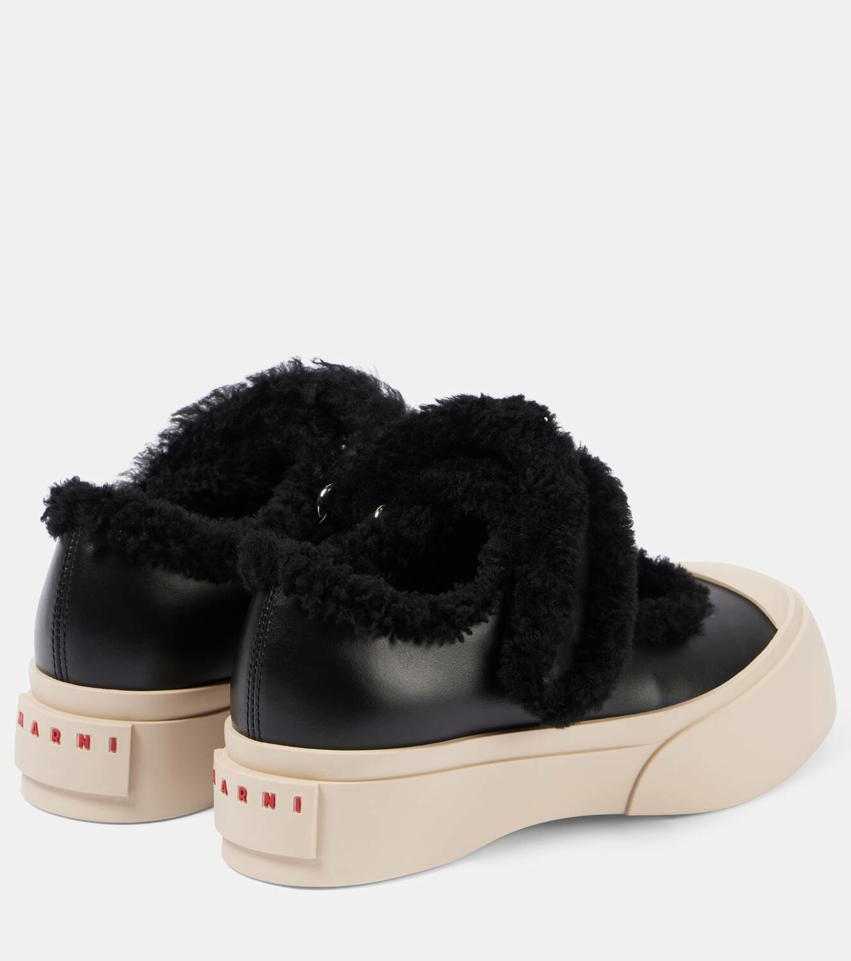Marni Pablo shearling-lined leather sneakers Marni
