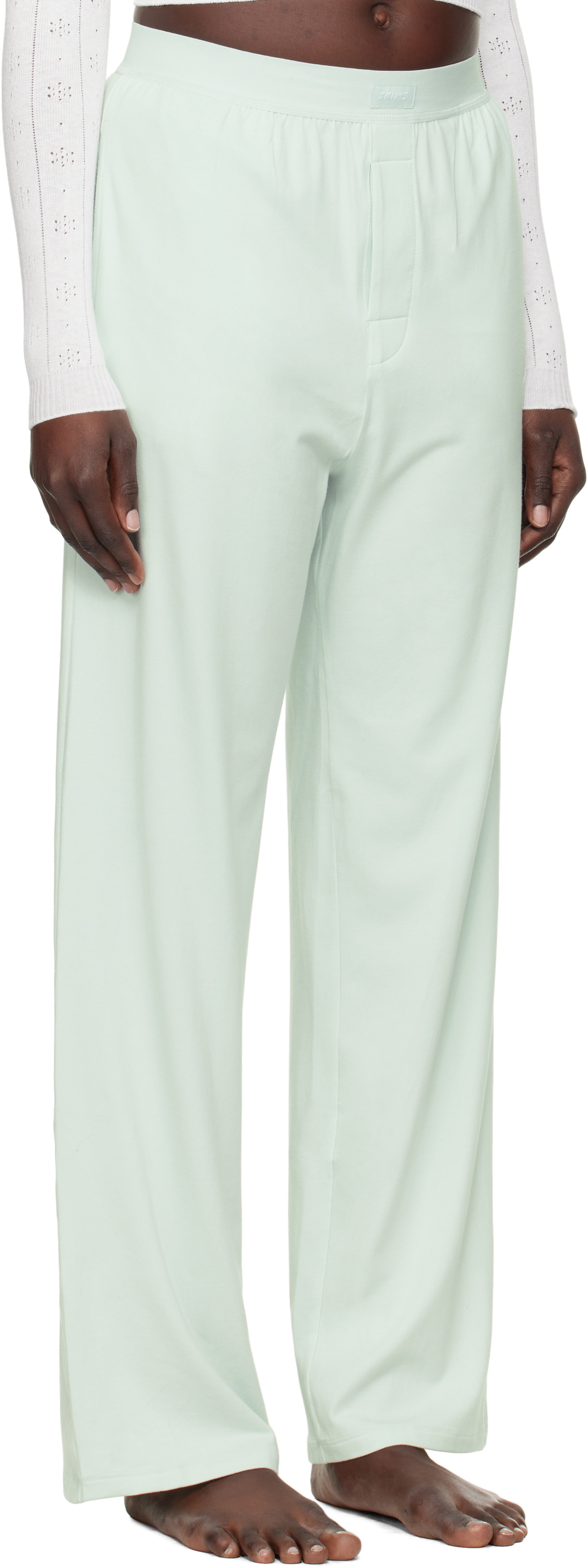 SKIMS Blue Boyfriend Loose Lounge Pants SKIMS