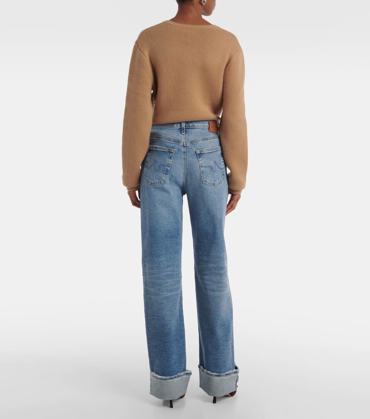 AG Jeans Kora high-rise wide-leg jeans AG Jeans