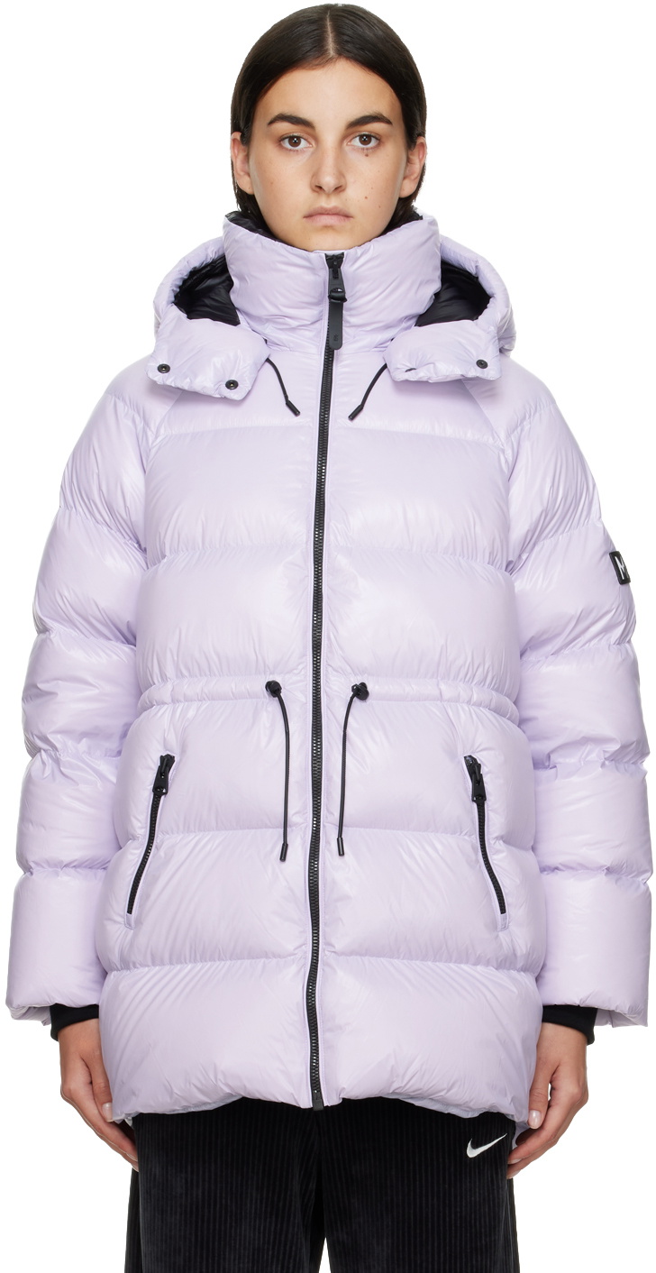 Mackage SSENSE Exclusive Purple Karsyn Down Jacket Mackage