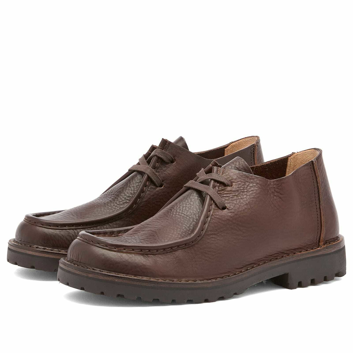 Astorflex Men's Beenflex Grain Leather Shoes in Caffe Astorflex