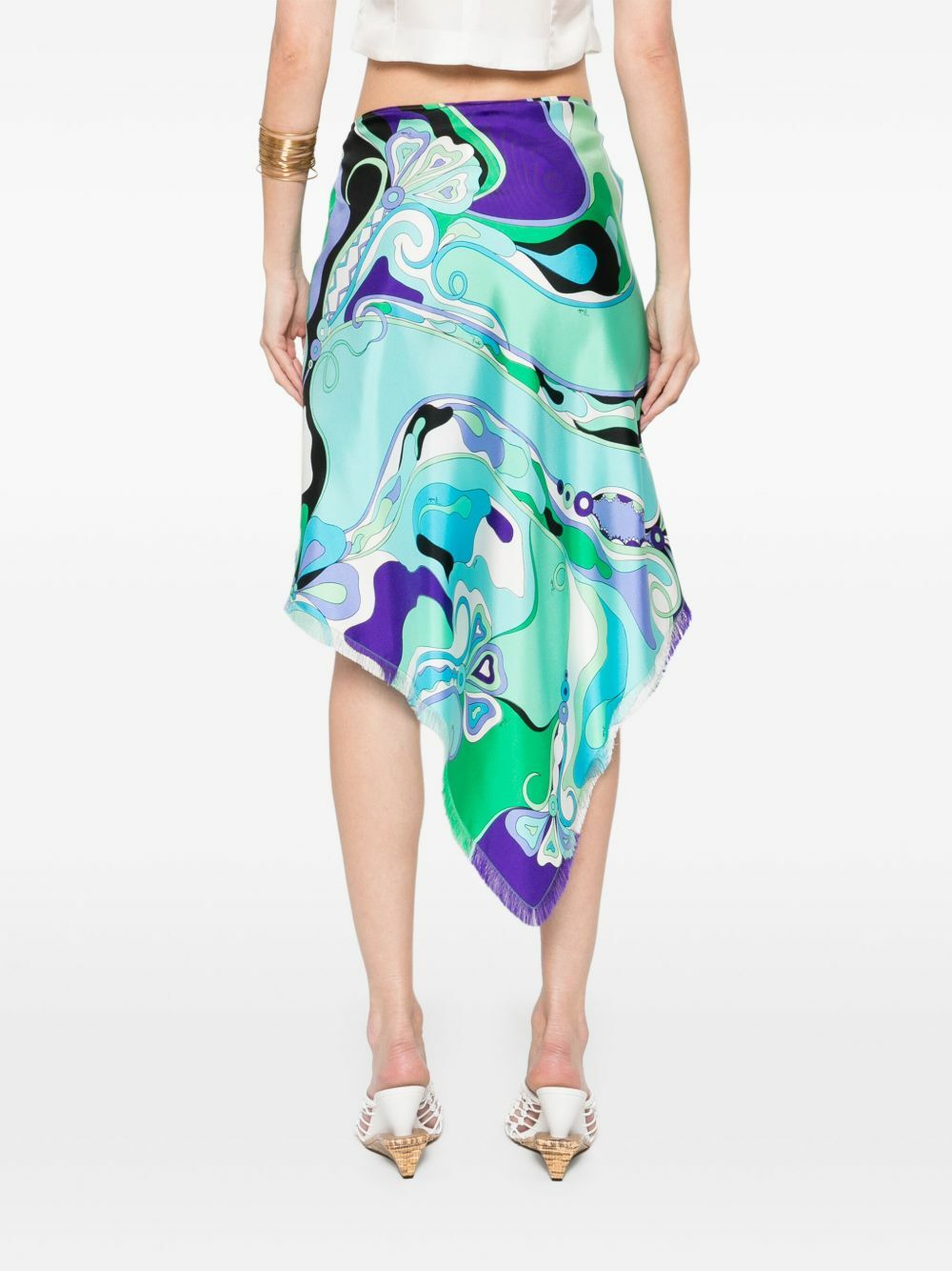 PUCCI Graphic-Print Skirt Emilio Pucci