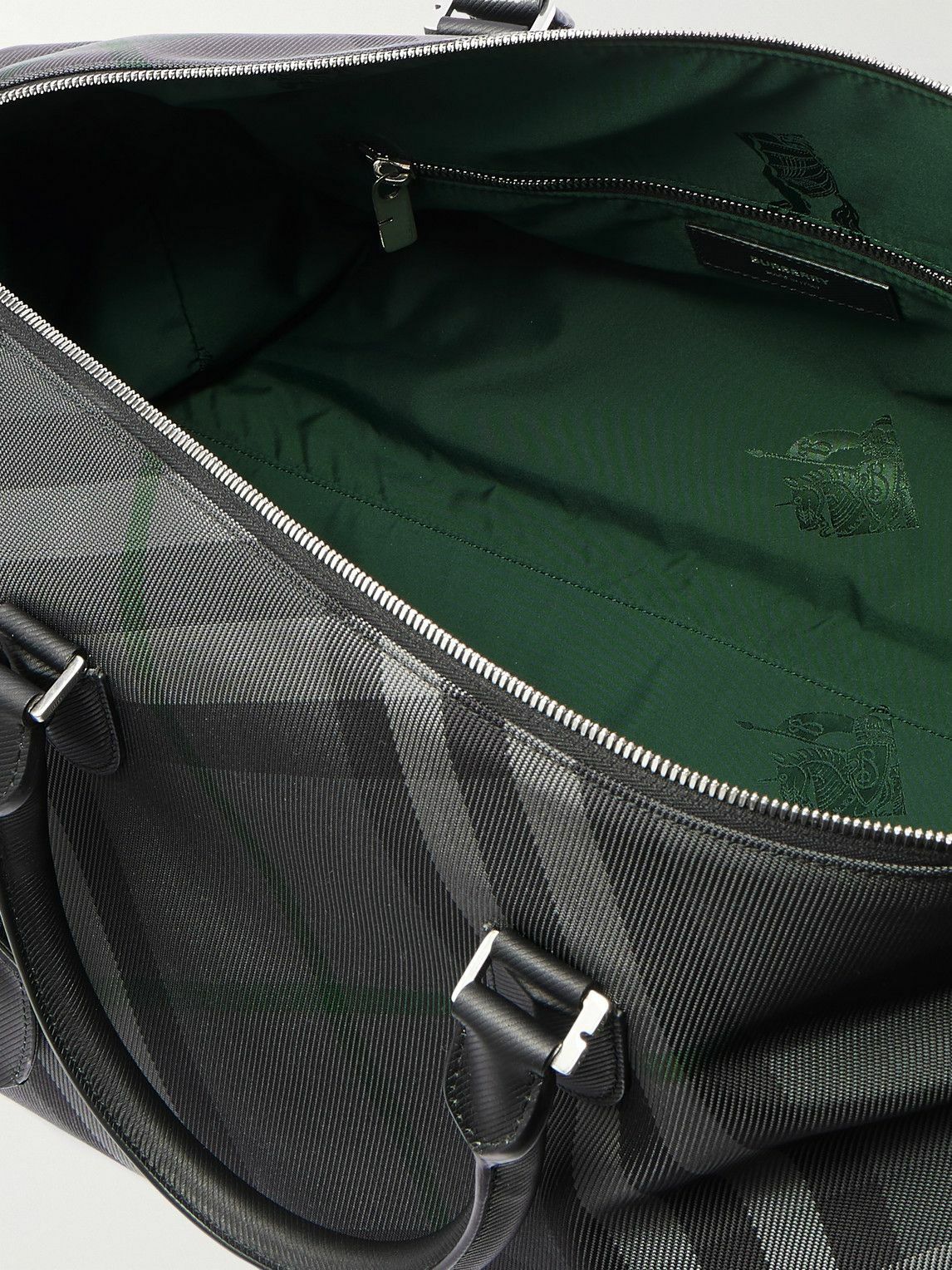 Burberry - Logo-Appliquéd Checked Canvas Weekend Bag Burberry