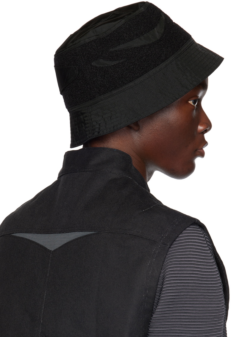 HOKITA Black Velcro Bucket Hat