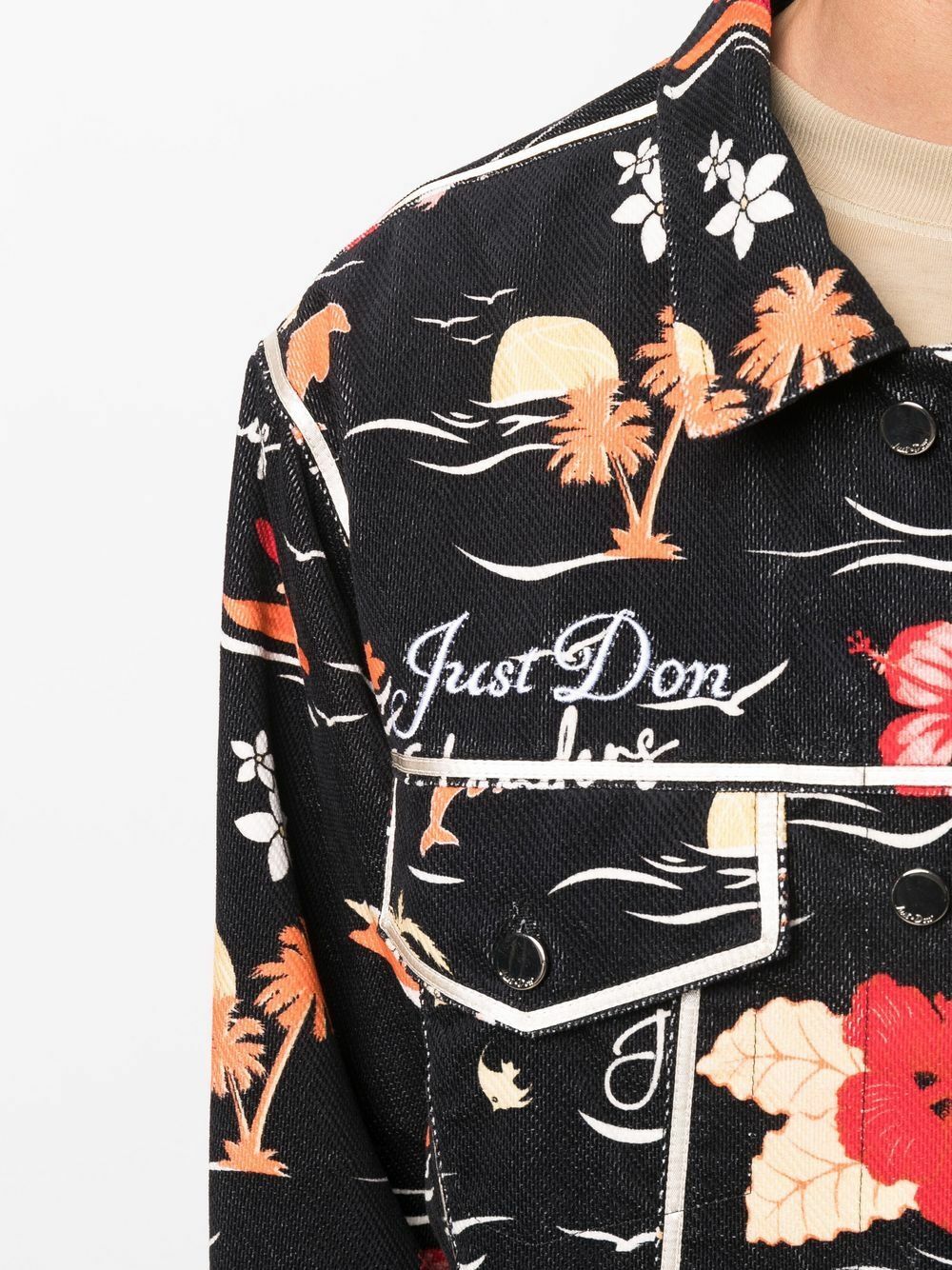 JUST DON - Velvet Printed Jacket Just Don