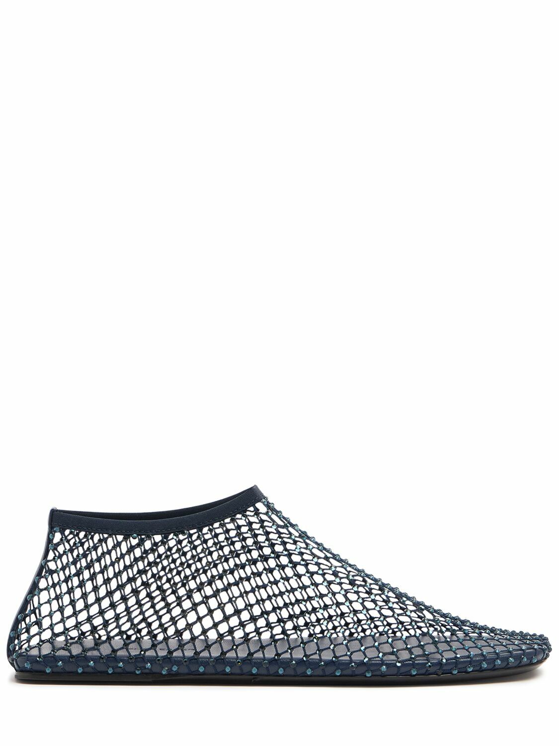 CHRISTOPHER ESBER Minette Mesh & Crystal Flats Christopher Esber