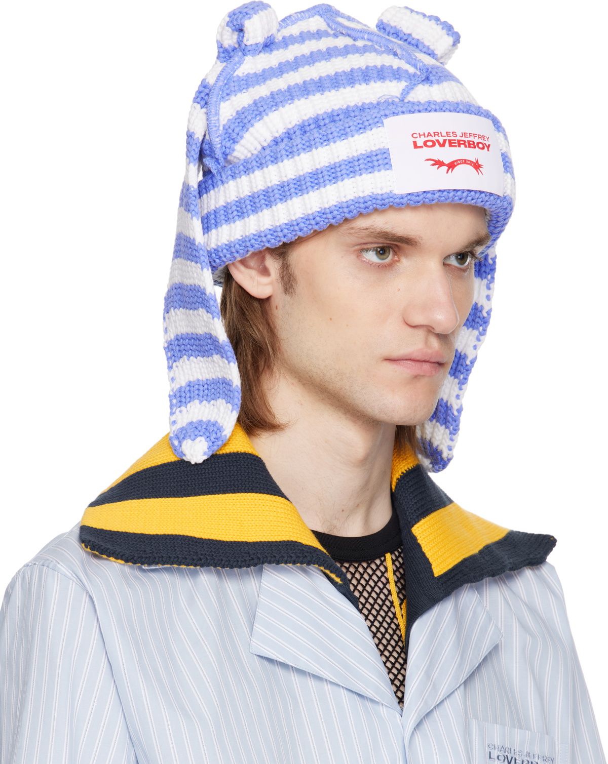 Charles Jeffrey LOVERBOY SSENSE Exclusive Blue & White Chunky Rabbit ...