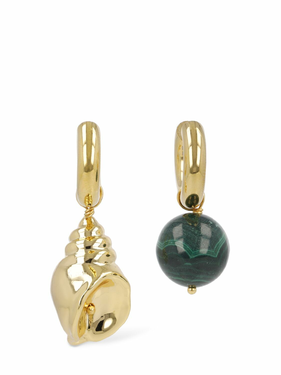 TIMELESS PEARLY - Pearl & Shell Mismatched Earrings Timeless Pearly
