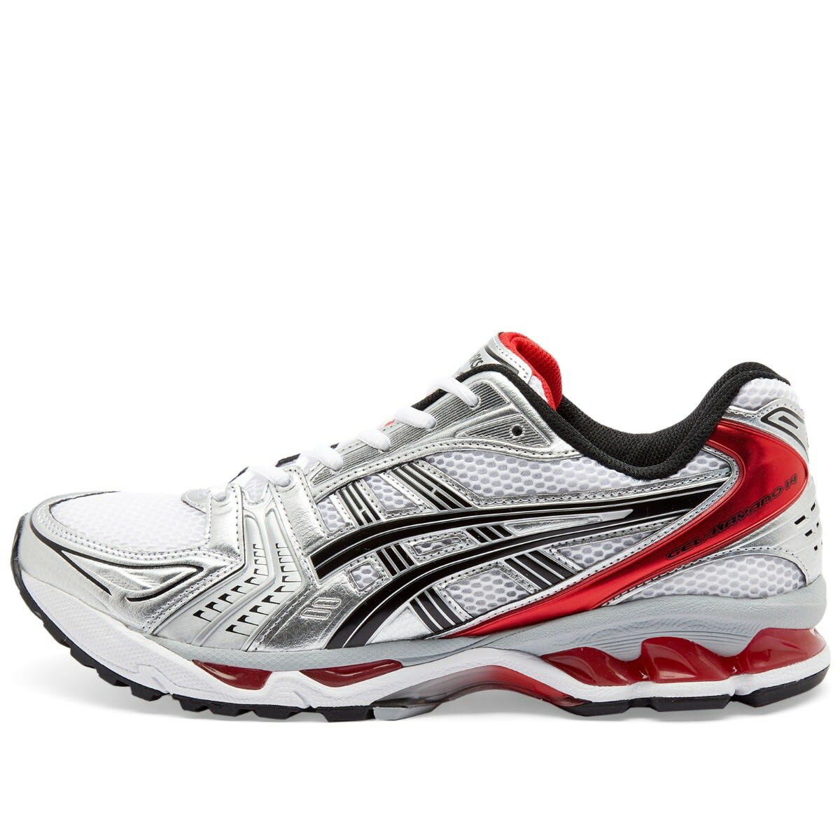 Asics Men's Gel-Kayano 14 Sneakers in White/Classic Red ASICS