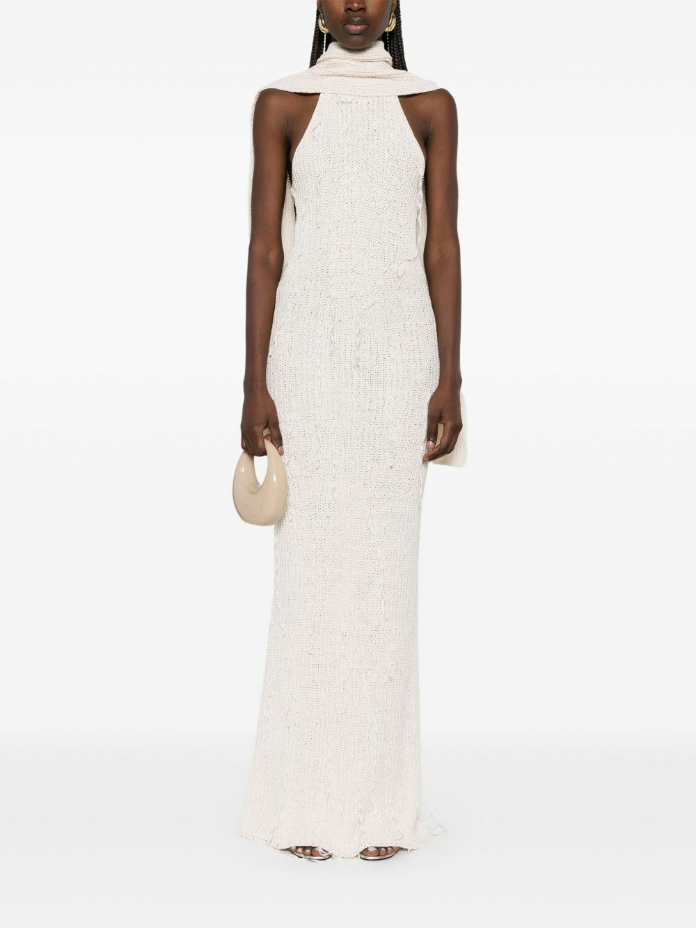 Aya Muse Scarf-Detail Maxi Dress Aya Muse
