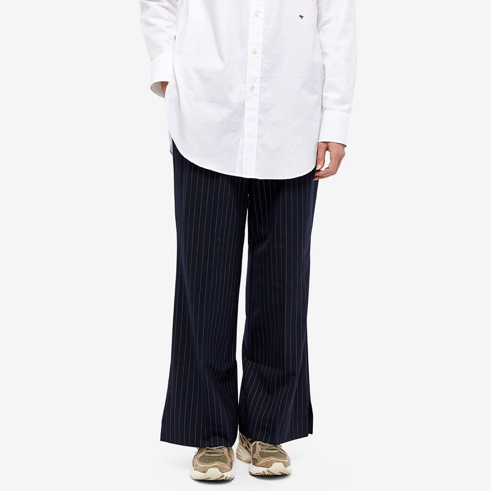 Soulland Women's Demi pants in Navy Pinstripes Soulland