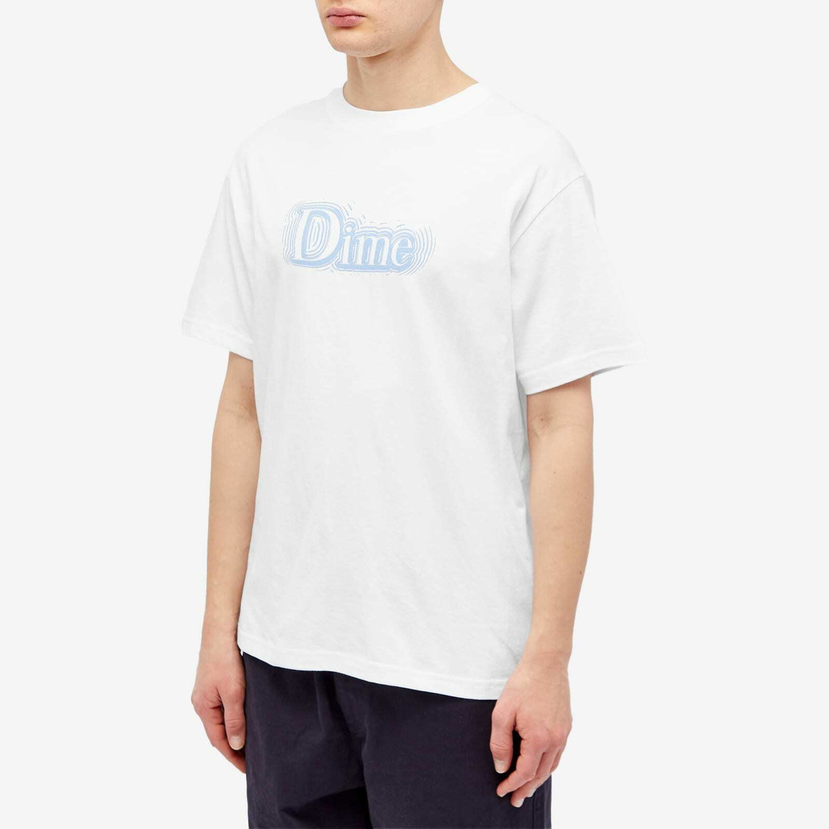 Dime Men's Classic Noize T-Shirt in White Dime