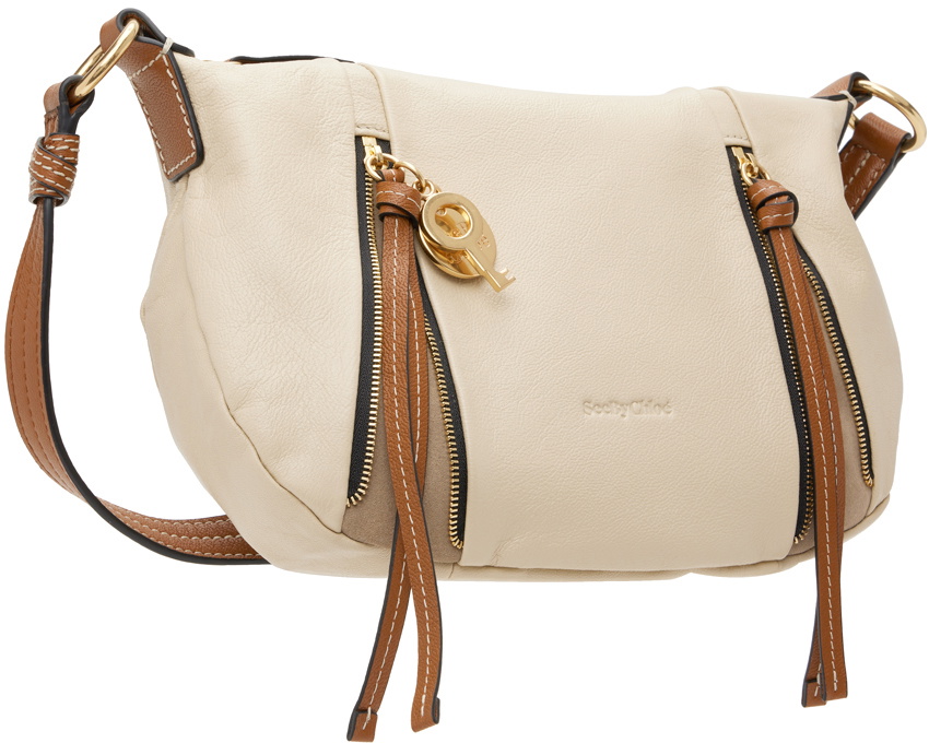 See by Chloé Beige Indra Moon Bag See by Chloe