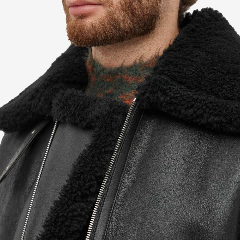 Acne Studios Men's Ian Shearling Jacket in Black Acne Studios
