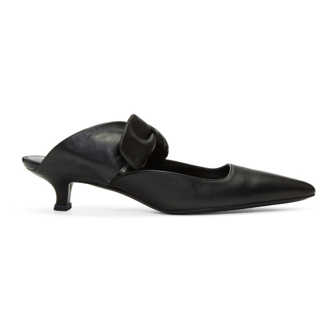 The Row Black Coco Mules The Row