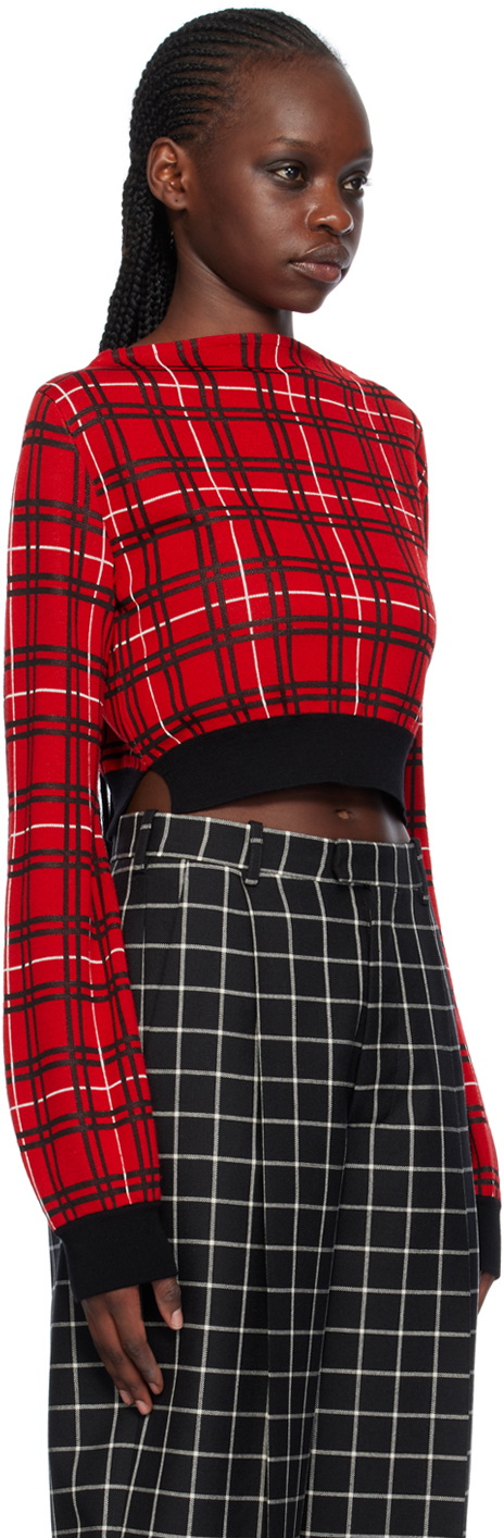 Marni Red Cropped Sweater Marni