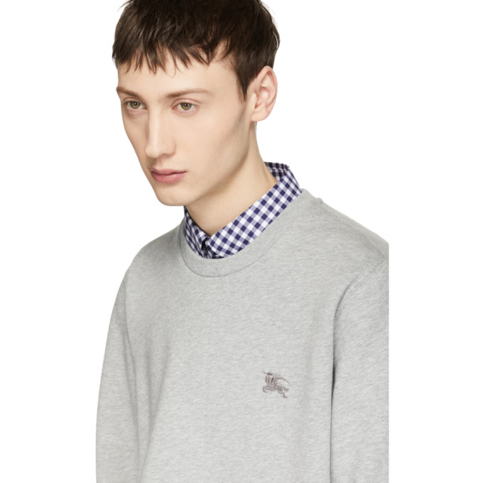 Burberry Grey Logo Gateley Sweatshirt Burberry