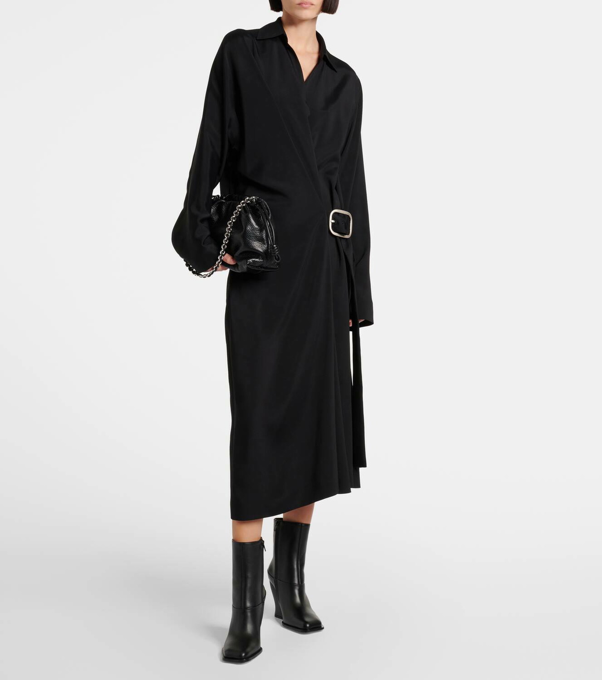 Loewe Wrap midi dress Loewe