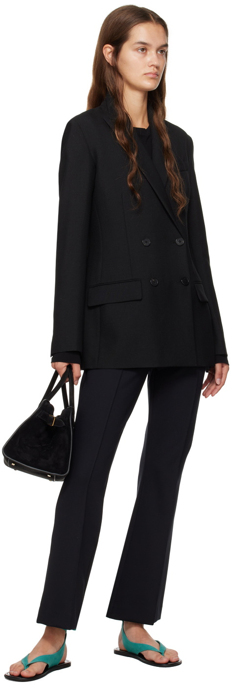 The Row Black Beca Trousers The Row
