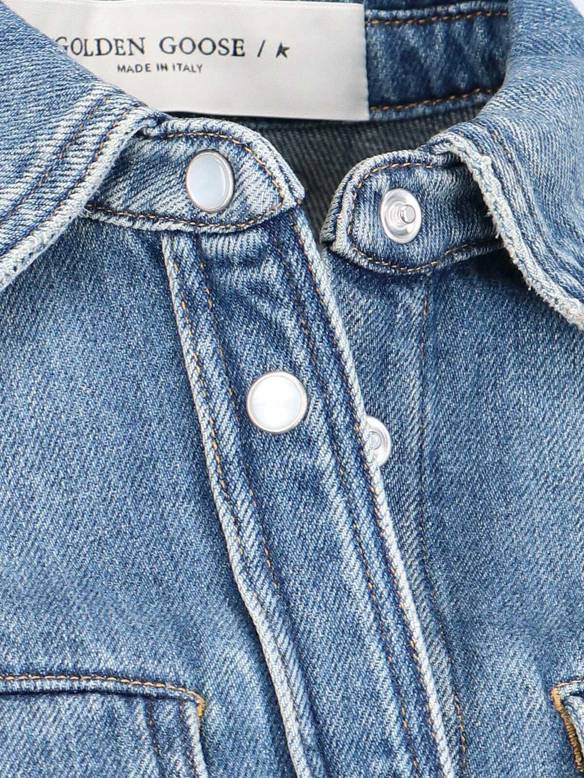 Golden Goose Denim Shirt Dress Golden Goose Deluxe Brand