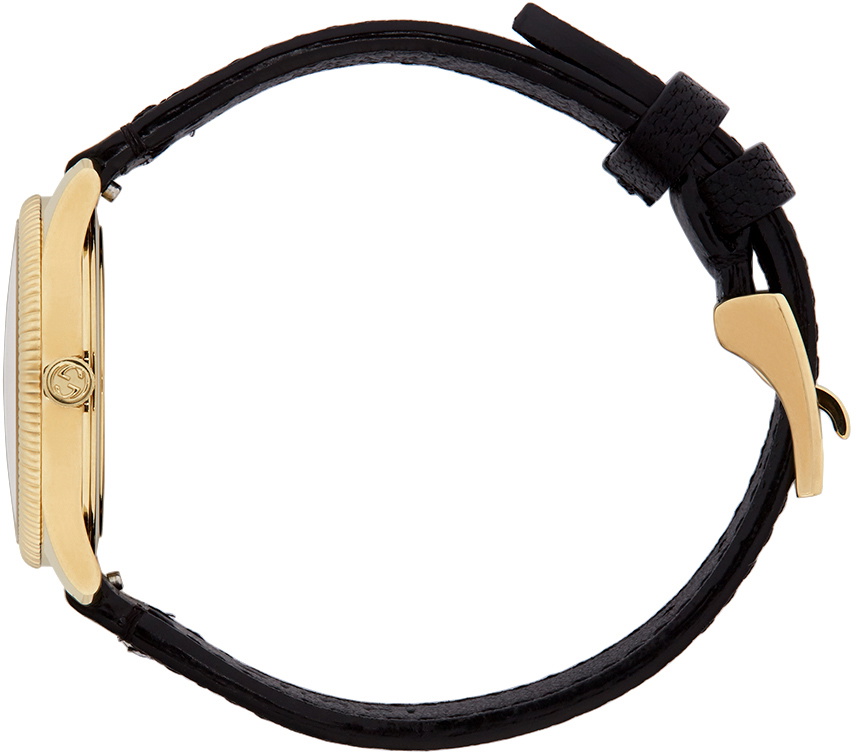 Gucci Black & Gold G-Timeless Bee Watch Gucci