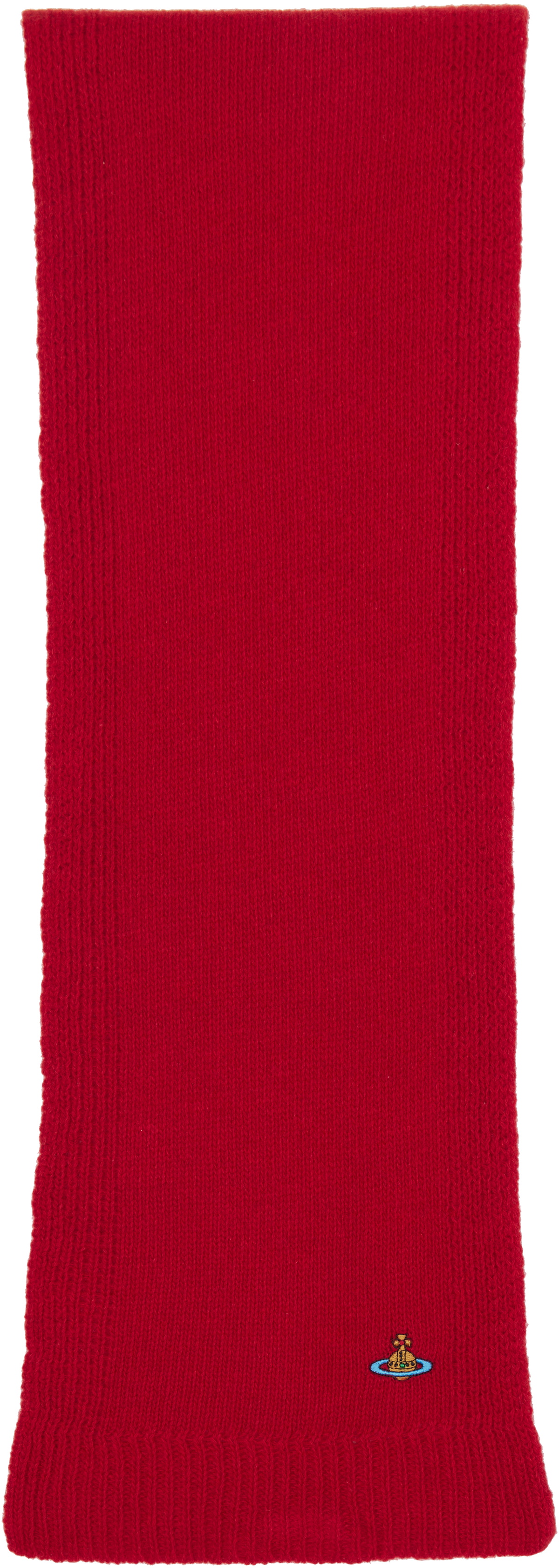 Vivienne Westwood Red Cashmere Scarf Vivienne Westwood