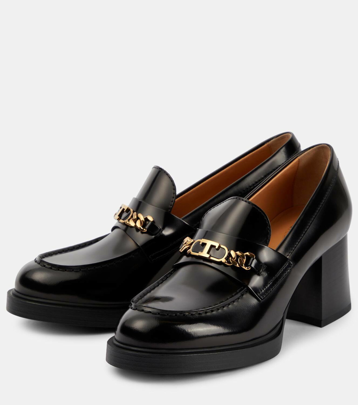 Tod's Leather loafer pumps Tod's
