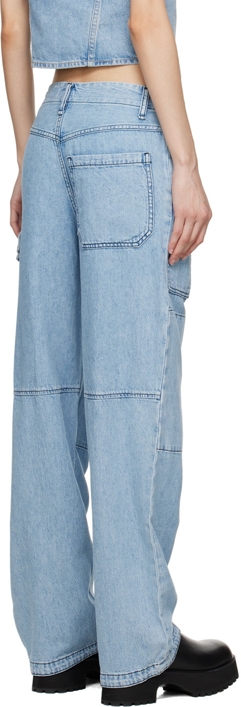 rag & bone Blue Nora Cargo Jeans Rag and Bone