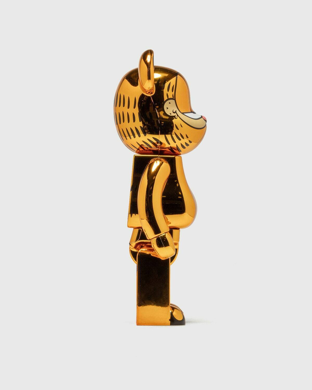 Medicom Bearbrick 1000% Garfield Gold Chrome Gold Toys Medicom