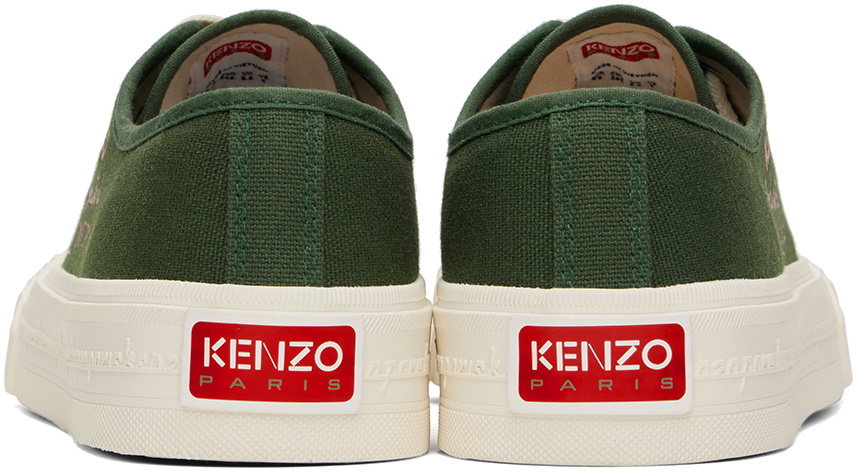 Kenzo Green Kenzo Paris Foxy Low-Top Sneakers Kenzo