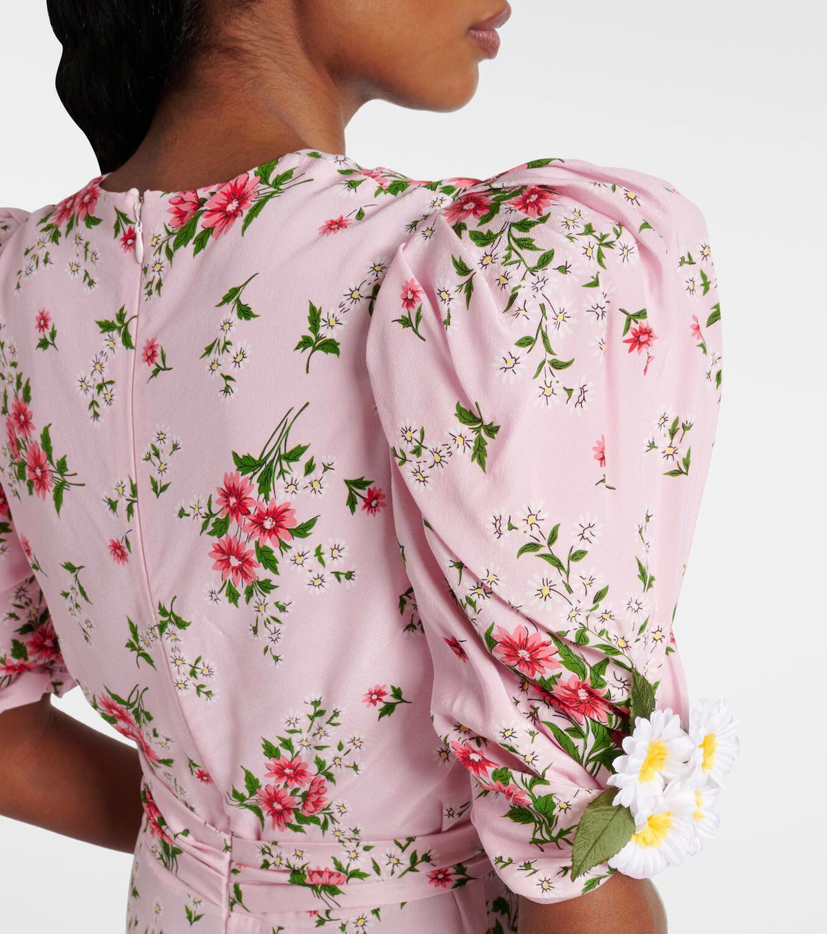 Rodarte Floral silk cocktail dress Rodarte