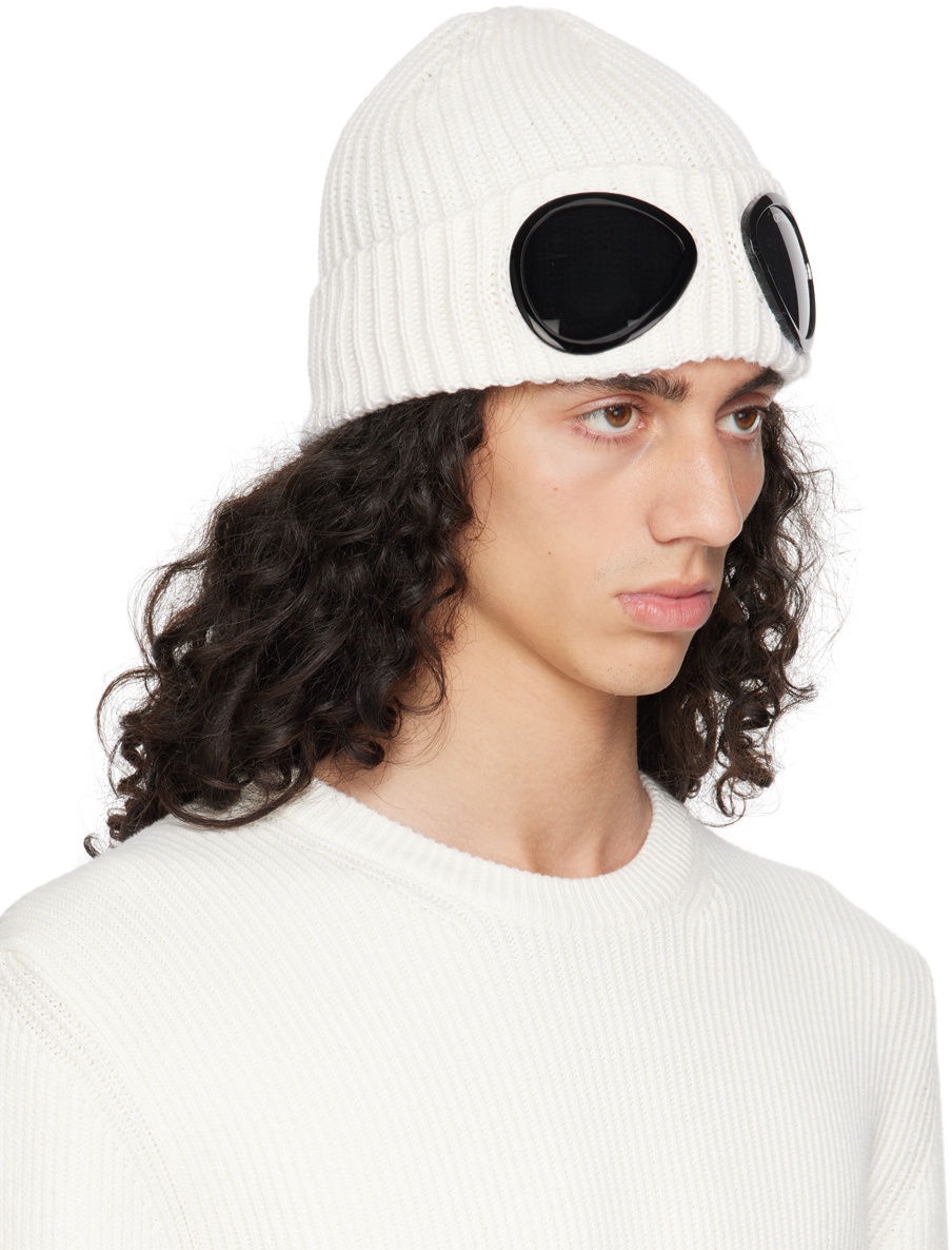 C.P. Company Off-White Goggle Beanie C.P. Company