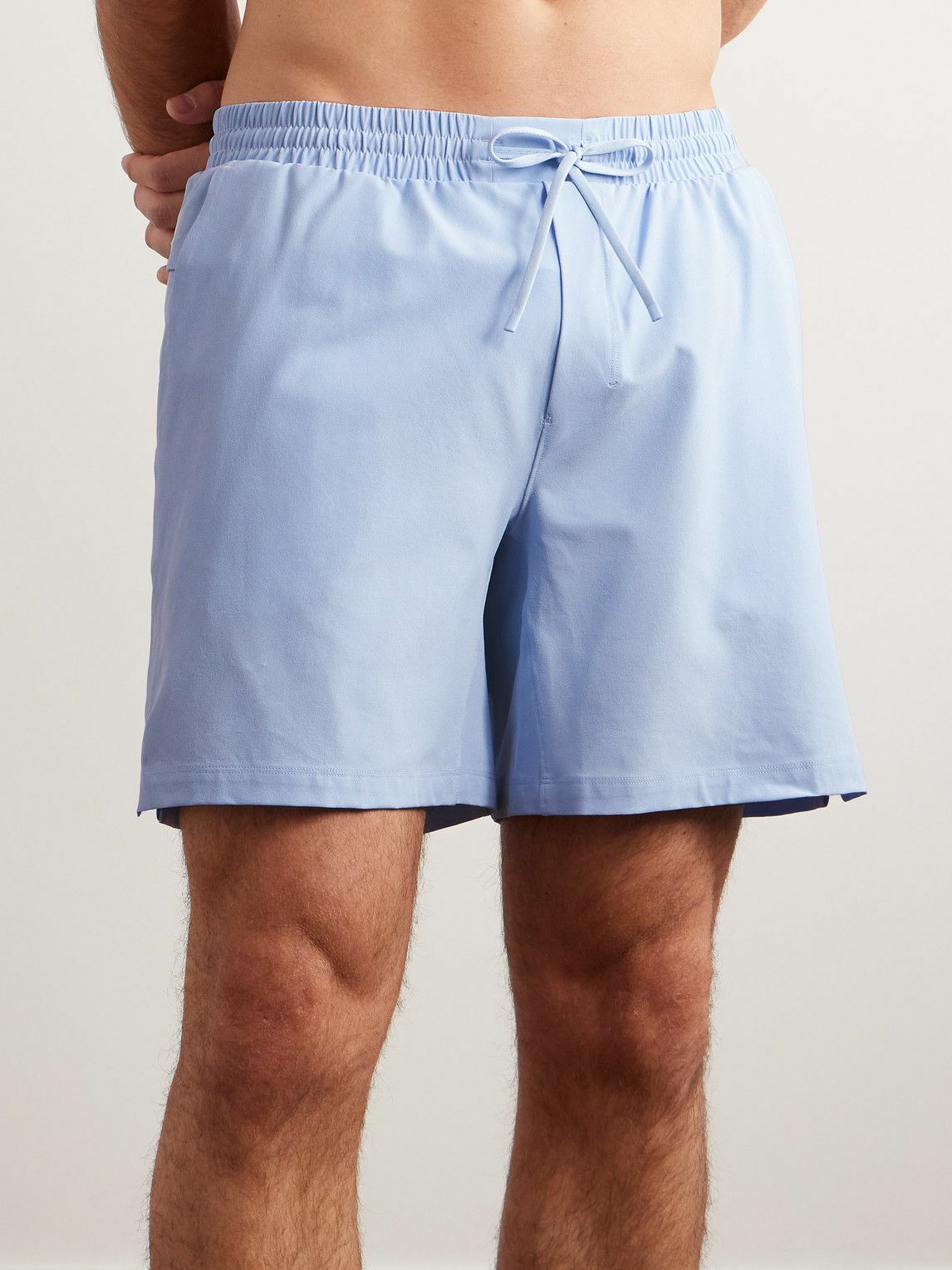 Lululemon - Straight-Leg Mid-Length Recycled Swim Shorts - Blue Lululemon