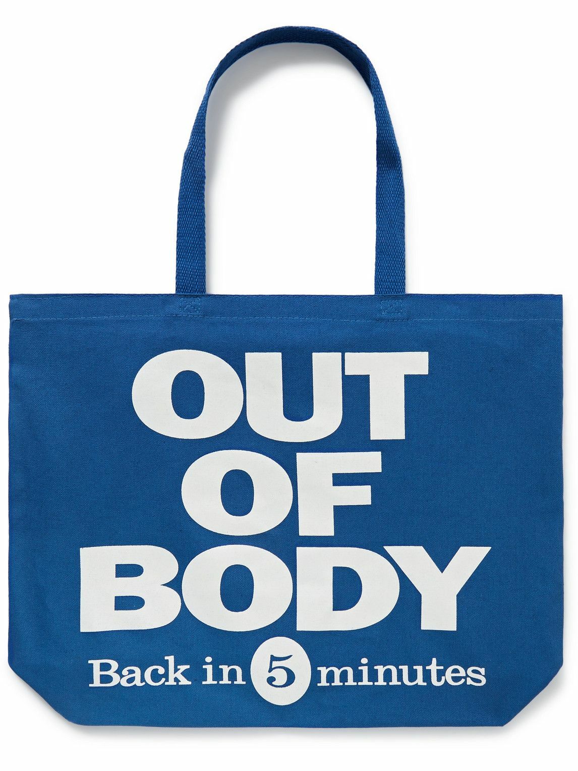 Fantasy Explosion - Out of Body Jumbo Printed Cotton-Canvas Tote Bag