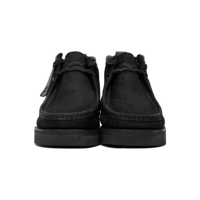 Clarks Originals Black Suede Wallabee Hike Desert Boots Clarks Originals