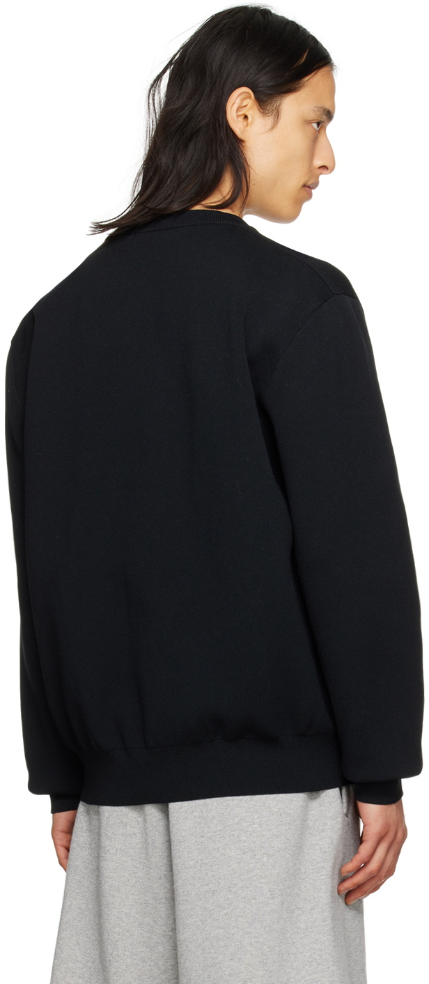 Dolce & Gabbana Black Embroidered Sweater Dolce & Gabbana