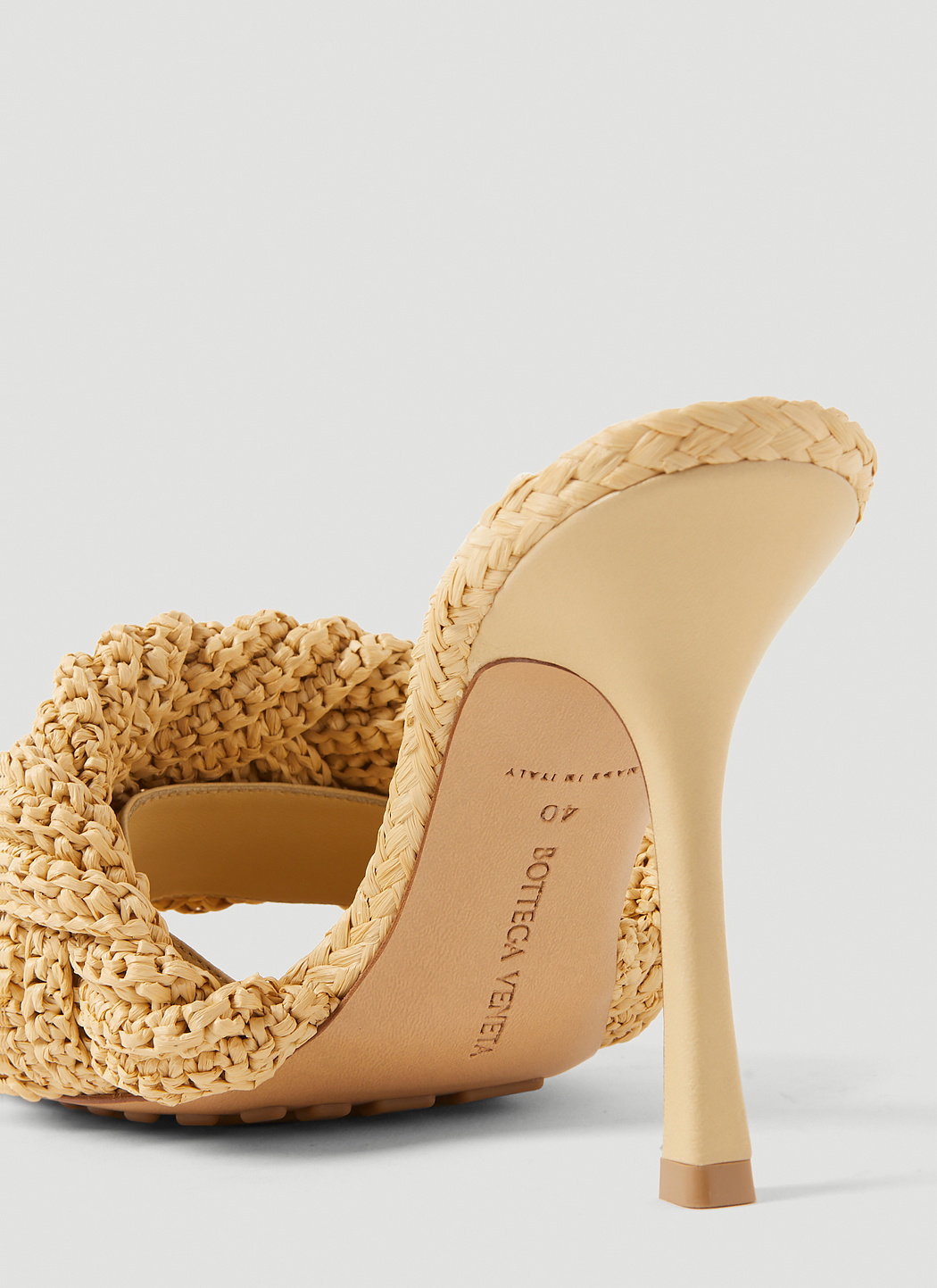 Bottega Veneta Lido High Heel Mules Bottega Veneta