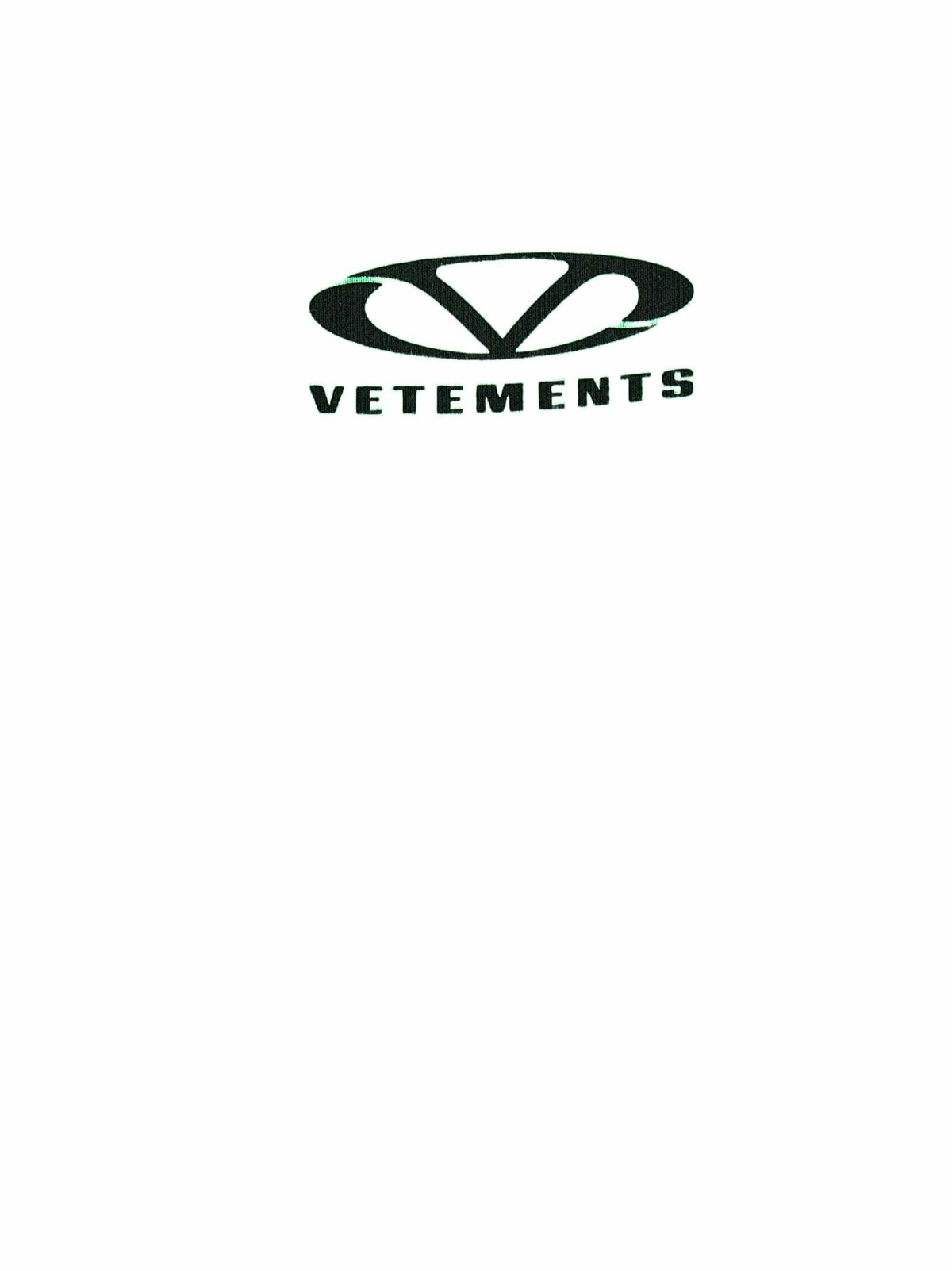 VETEMENTS oval Logo Hoodie Vetements