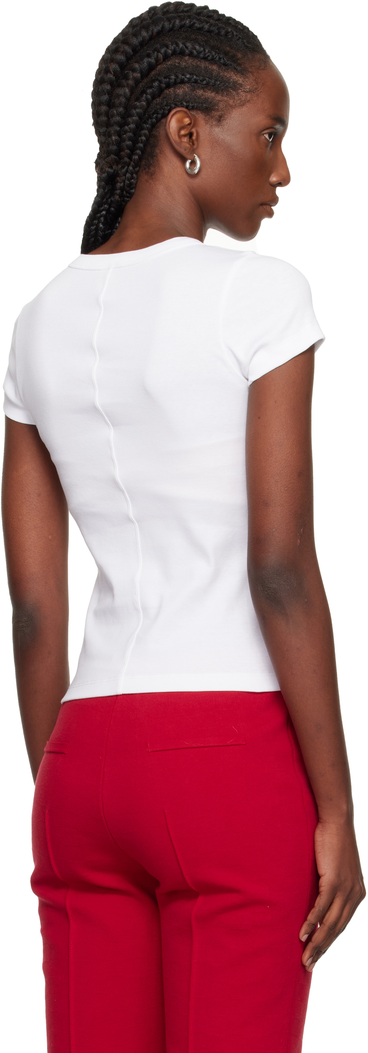 FLORE FLORE White Car Baby T-shirt FLORE FLORE